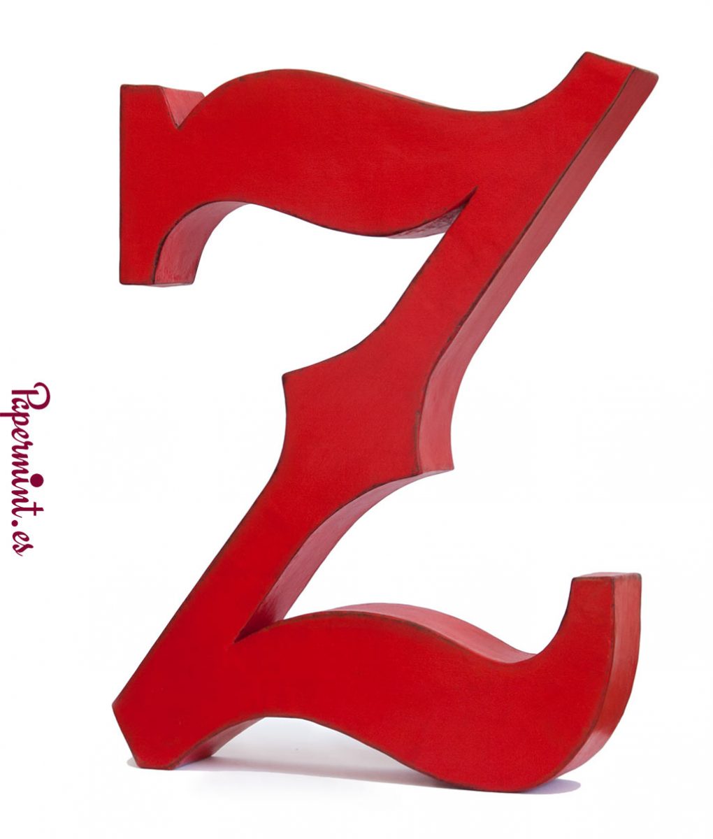 Letras decorativas mayúsculas - Papermint