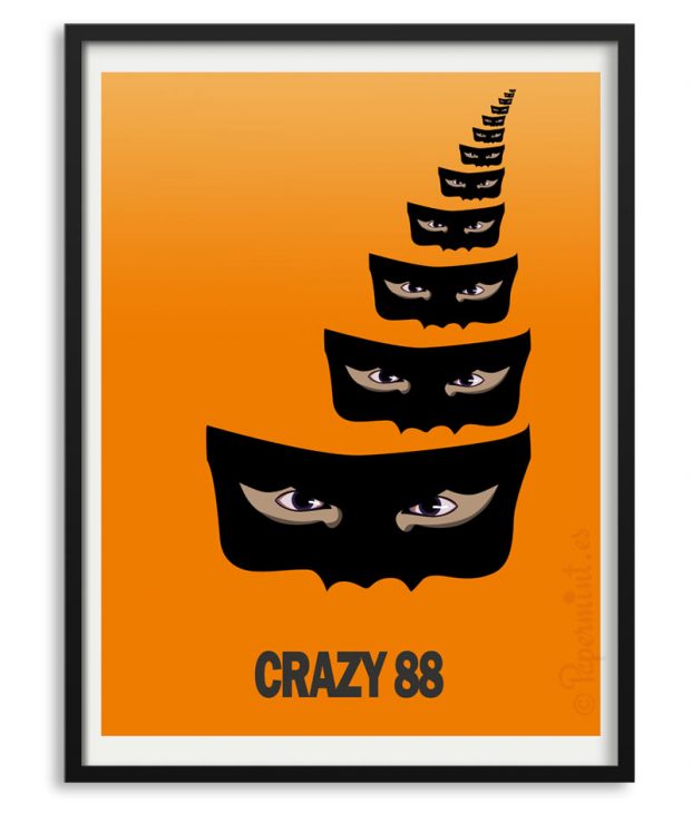 Crazy 88. Kill Bill. Lámina. Papermint