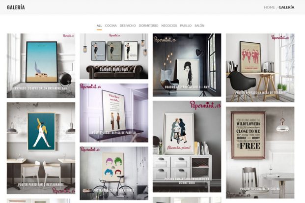 IDEAS PARA DECORAR CON PÓSTERS - Papermint