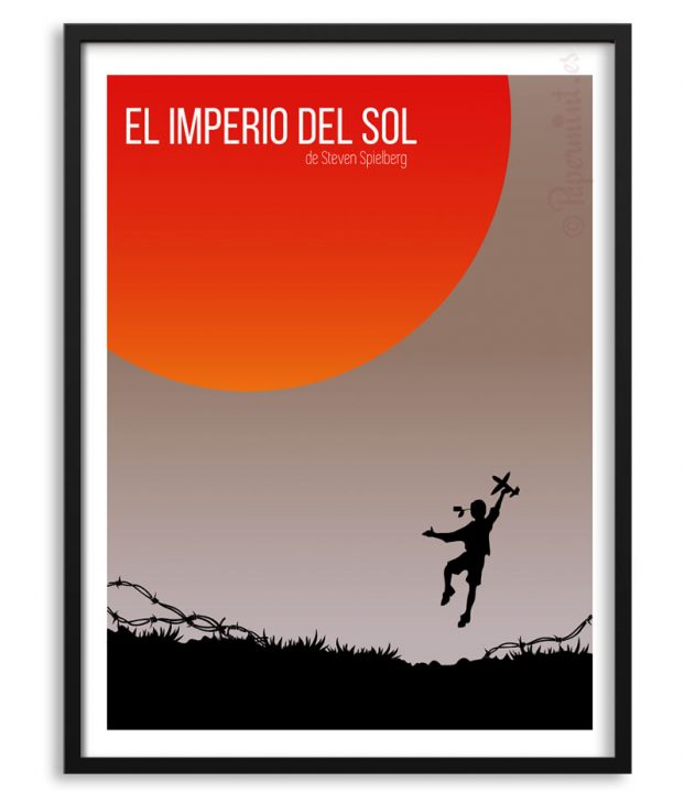 Póster "El imperio del sol" de Steven Spielberg - Papermint