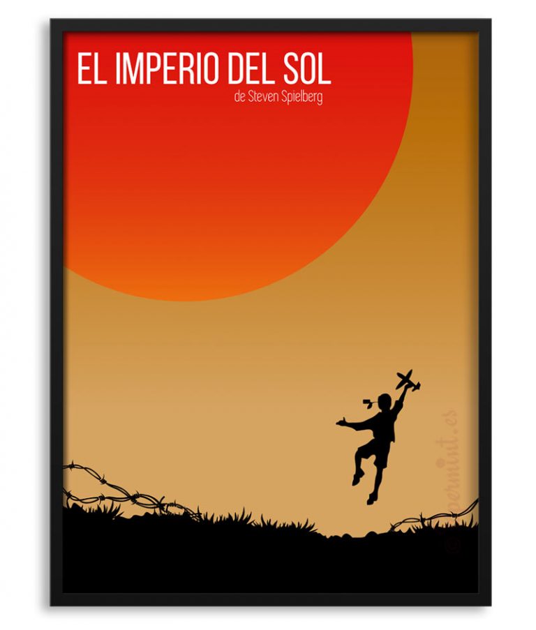 Póster "El imperio del sol" de Steven Spielberg - Papermint