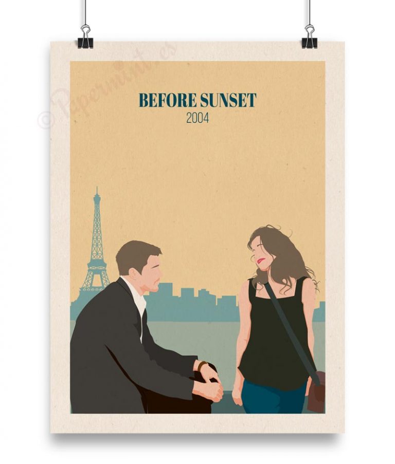 Póster "Antes del atardecer"- "Before Sunset" - Papermint
