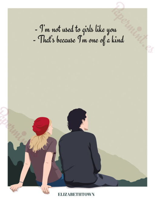 Póster de la película "Elizabethtown" - Personalizado- Papermint