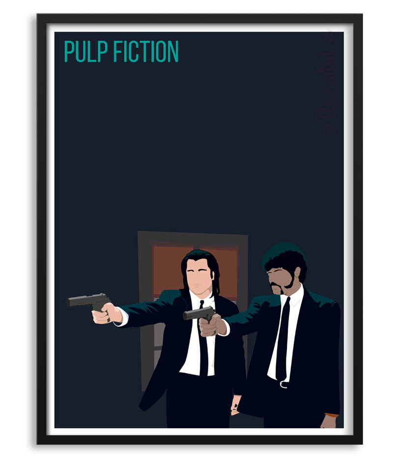 P ster De Vincent Y Jules En Pulp Fiction Papermint P ster De Vincent Y Jules En Pulp Fiction Papermint