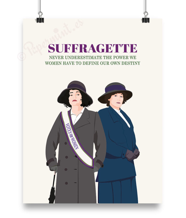 Póster "Sufragistas" "Suffragette" - Papermint